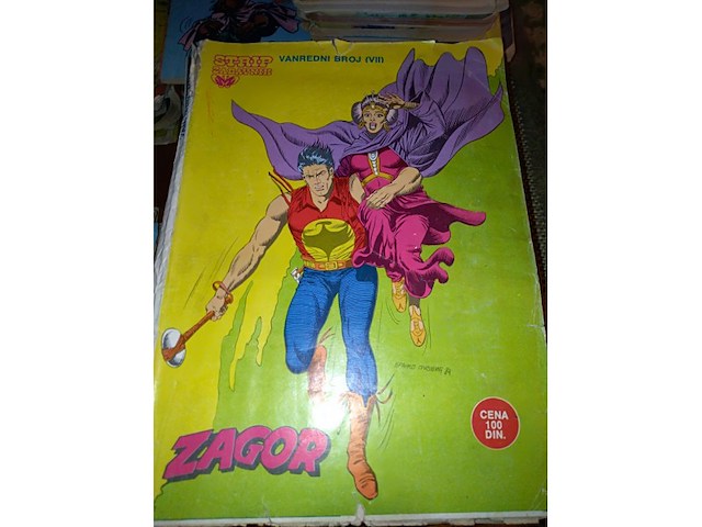 ZAGOR BR 7 VANRED BROJ IZ 1984 GOD