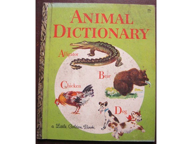 A Little Golden Book: Animal Dictionary, 1960.god