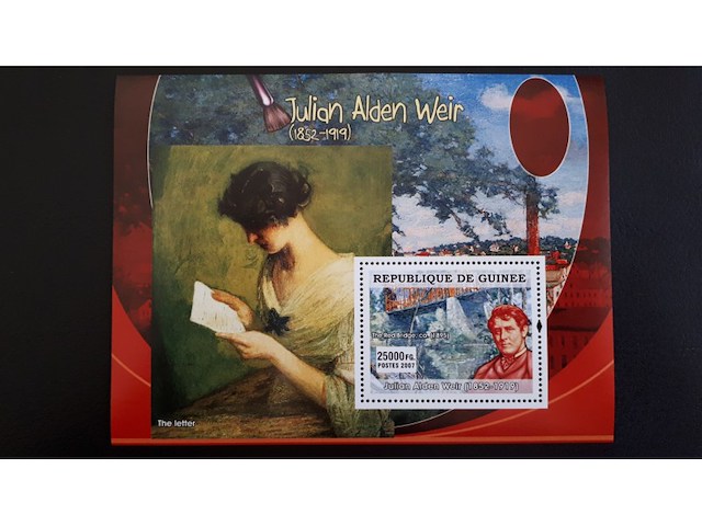 Umetnost - Guinea 2007 - Julian Alden Weir ** U279