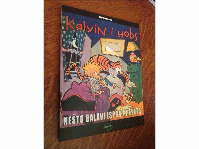 kalvin i hobs  nešto balavi ispod kreveta