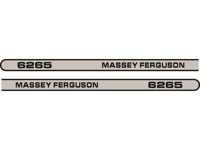 MASSEY FERGUSON 6265 - Nalepnice za traktor