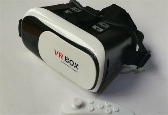 VR BOX 2.0- 3D naočare i bluetooth daljinski, bele