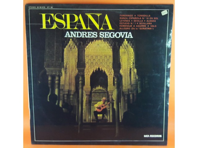 Segovia* ‎– España, LP
