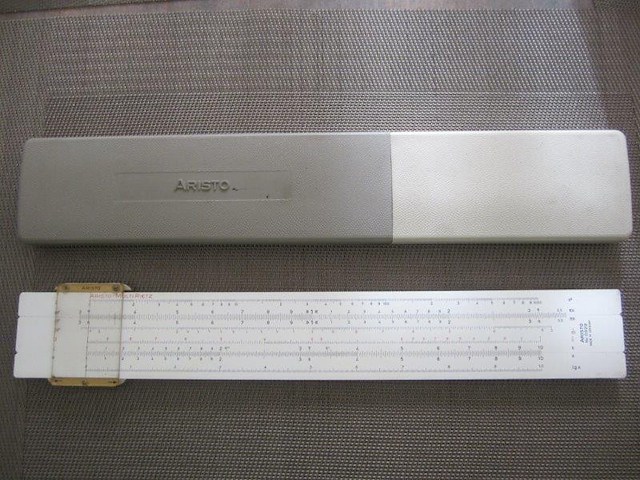 ARISTO STUDIO 0929 - stari logaritamski lenjir u kutiji