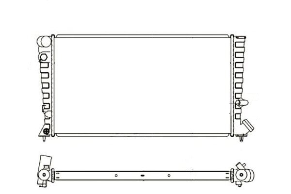 Hladnjak vode Citroen Berlingo 96-97 670 x 360