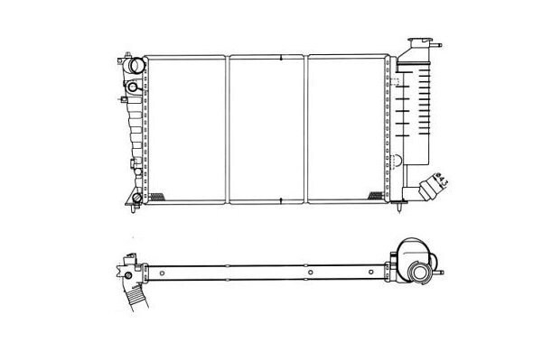 Hladnjak vode Citroen ZX 94-96 610x366