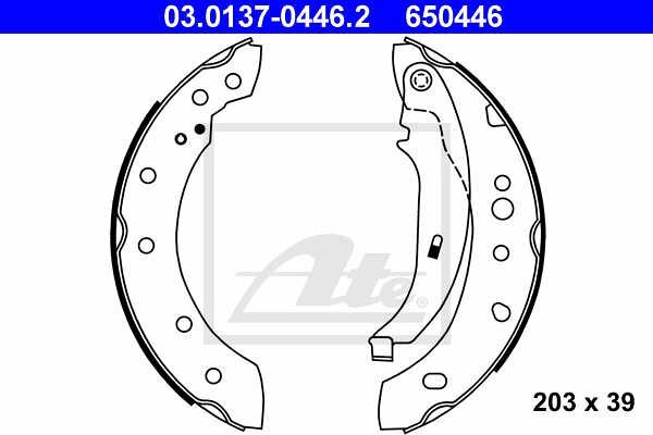 Zadnje kočione čeljusti 03.0137-3004.2 - Hyundai Tucson 04-10