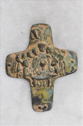 Vizantija, krst Tajna večera, Sedmi vek AD, bronza