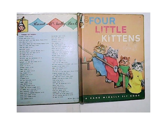 FOUR LITTLE KITENS-a rand mknally elf bookMCMLVII Chica