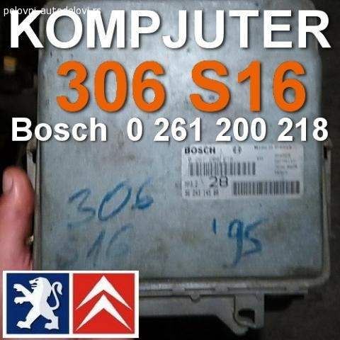 Kompjuter 306 2,0 S16 Bosch 0 261 200 218 Peugeot