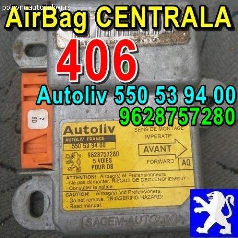 AirBag CENTRALA 406 Peugeot Sagem 9628757280