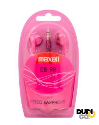 MAXELL SLUŠALICE EB-98 PINK EAR BUD