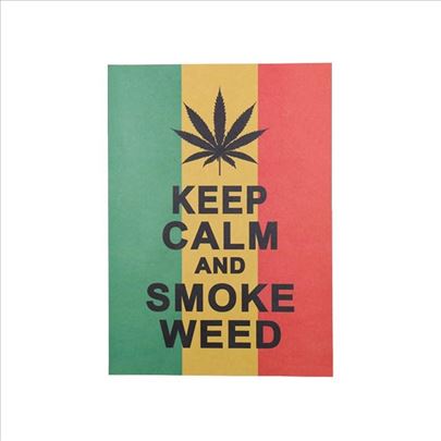 Poster Keep calm and smoke weed