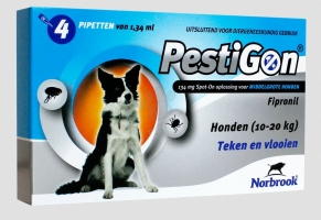 Pestigon ampula za pse od 10-20kg 4kom u kutiji
