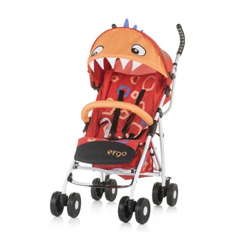 Kišobran kolica za bebe Ergo 6m+ Chipolino Red Dino
