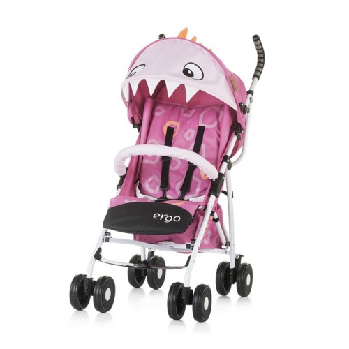 Kišobran kolica za bebe Ergo 6m+ Chipolino Pink Dino