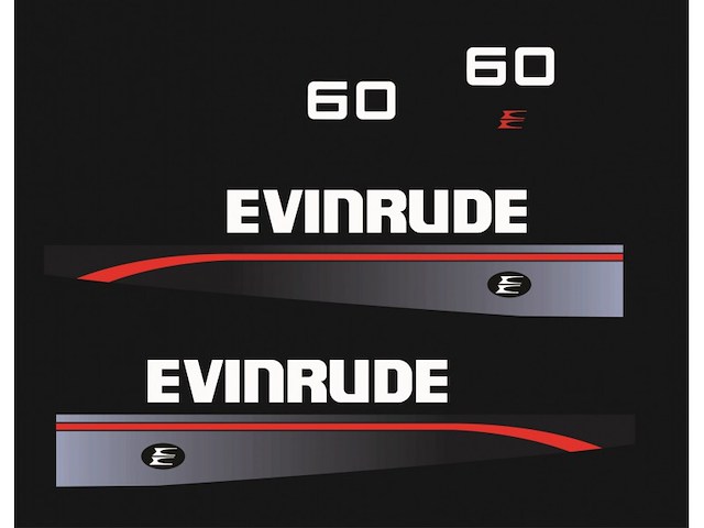 EVINRUDE 60 - Nalepnice za vanbrodski motor