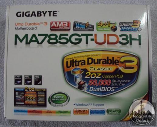Gigabyte Ploca 140w.DDR3 1666 Windows 10 (NOVO)