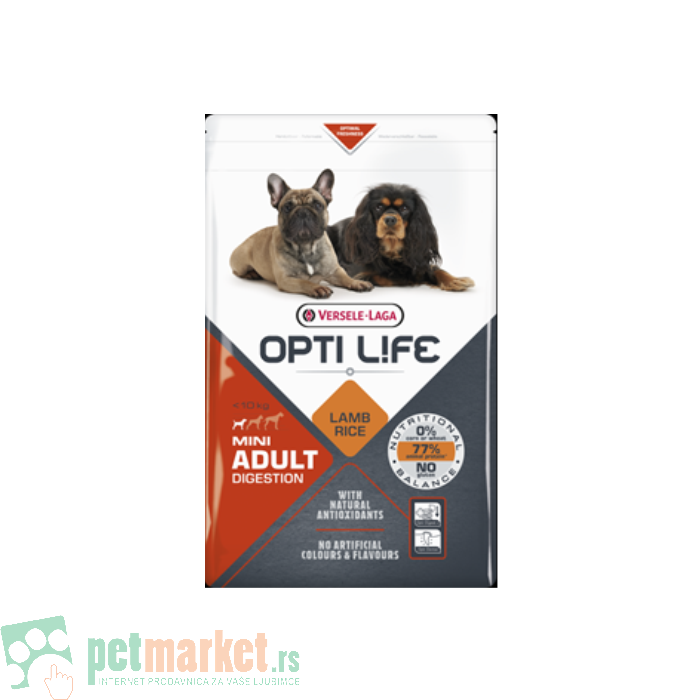 Opti Life: Hrana za male pse sa osetljivim stomakom Mini Digestion