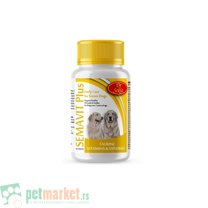 Dr.Sekiz: Vitaminsko mineralni dodatak za starije pse Semavit Plus