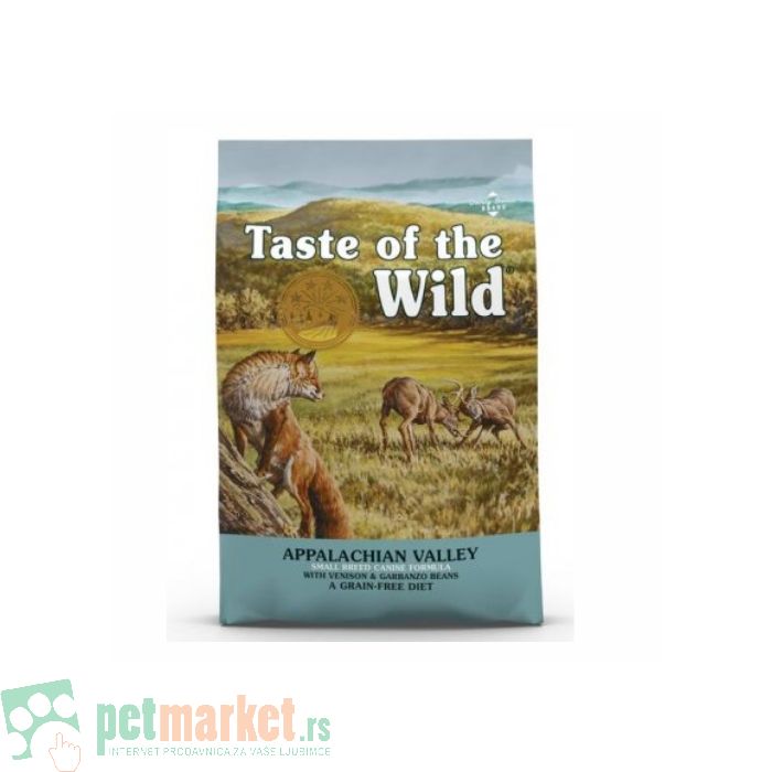 Taste of the Wild: Hrana za pse Appalachian Valley Small Breed, Srna