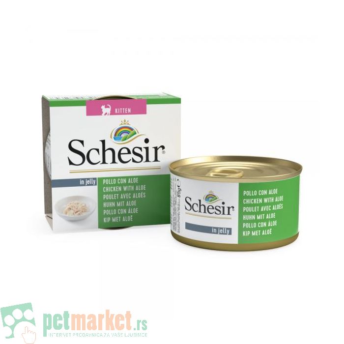 Schesir: Vlažna hrana za mačiče u želeu, 85 gr