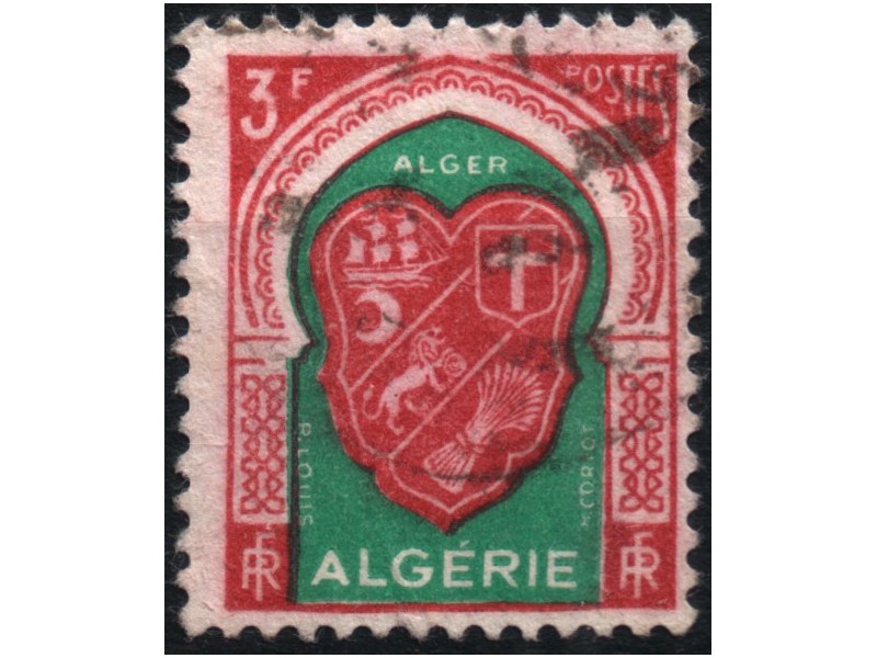 kt207h 1947-9 Algerie Mi268(-o-)1/16