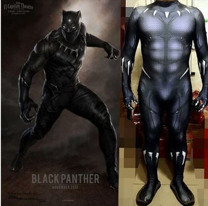 Crni panter kostim -novo