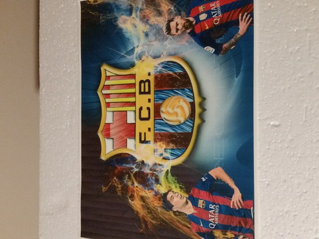 Slika za tortu FC Barcelona Messi i Suarez fondan papir