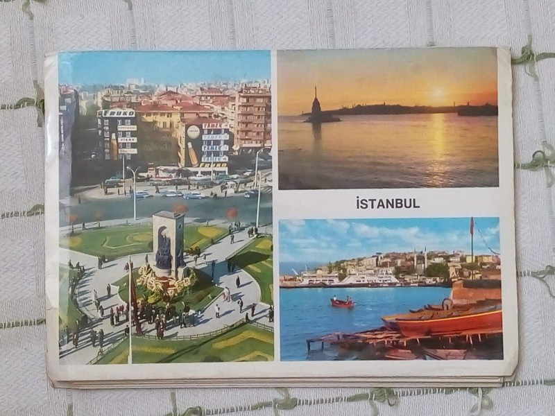 Harmonika Razglednice - Istanbul - Turska -