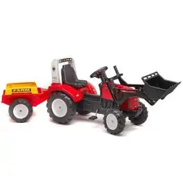 Traktor na pedale sa prikolicom za decu 2020AM Falk