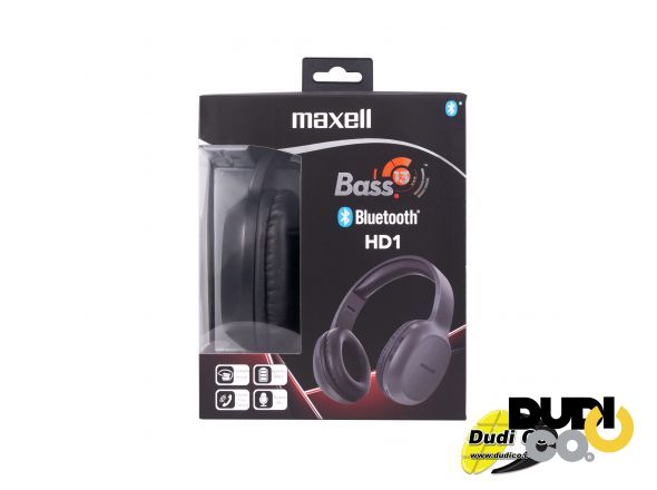 MAXELL Slušalice BASS 13 HD1 BLUETOOTH 5.0 crne