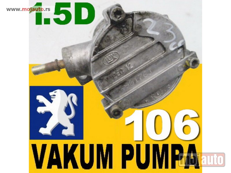 106 Vakum Pumpa 1,5D Pezo Peugeot
