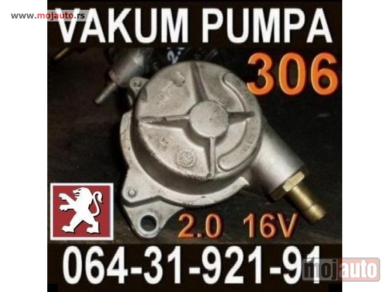 Vakum Pumpa 306 2,0-16V-S16 Pezo Peugeot