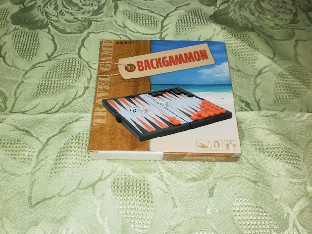 Backgammon - Magnetic - NOVO