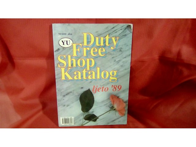 Duty free Shop Katalog leto `89  YU