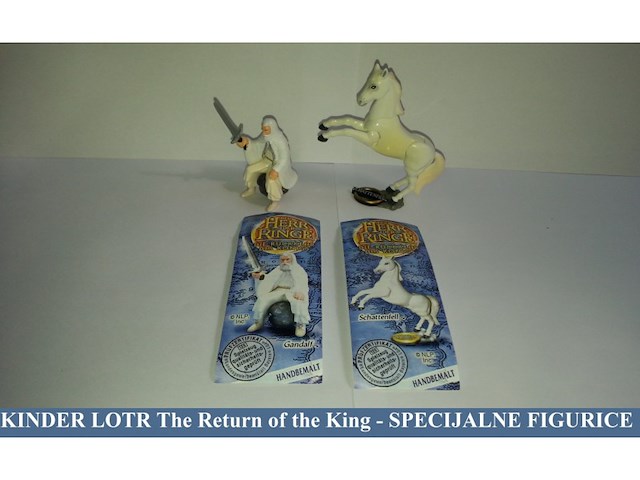 Kinder LOTR - The Return of the King - White Gandalf