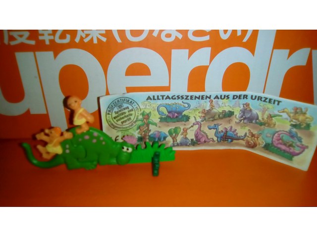 3D Puzzle Cavemen &; dinosaurus chore