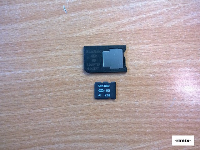 San disk - M2 2gb + memory stick Pro Duo nastavak