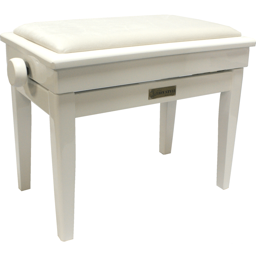Lion Style PB7 PWH klavirska stolica bele boje