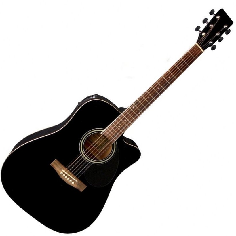 VGS D-10CE BLK ozvučena akustična gitara