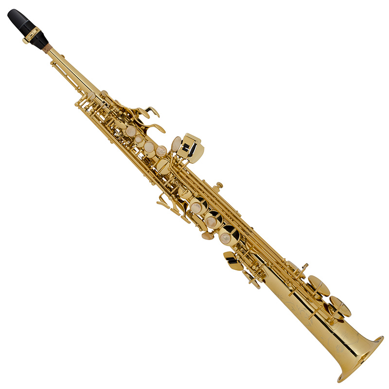 Selmer Series III B-flat Soprano Saxophone Brushed Gold Lacquer engraved / gold lacquered keys
