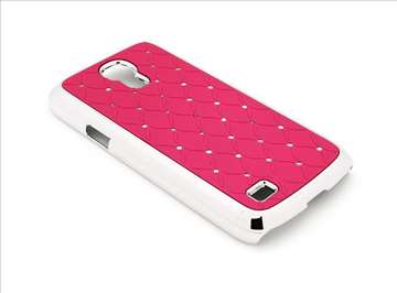 Futrole Cirkon za Samsung S4mini pink