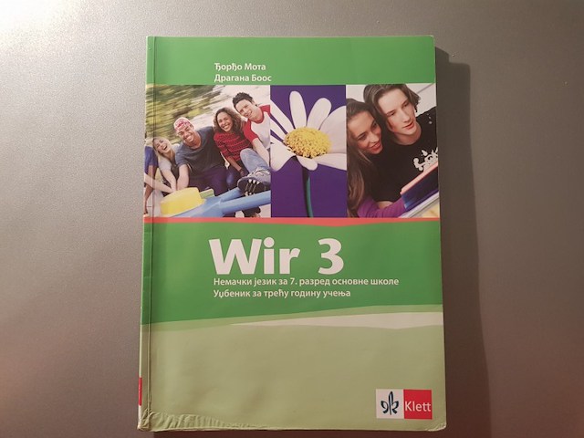 Wir 3, nemacki jezik za 7.razred osnovne skole, udzbeni