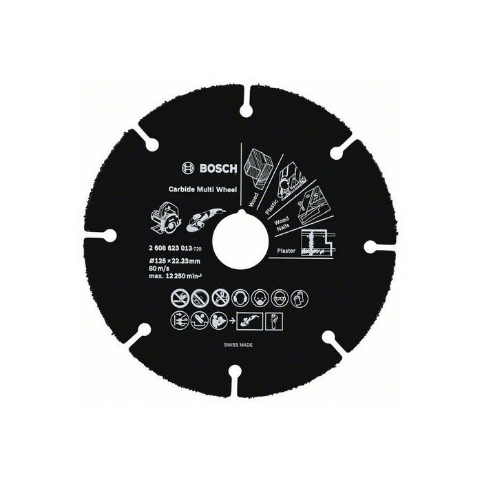 Brusna ploča Carbid Multi Wheel 125mm Bosch