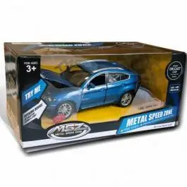 Metalni automobil BMW X6 plavi razmere 1:26 Pertini