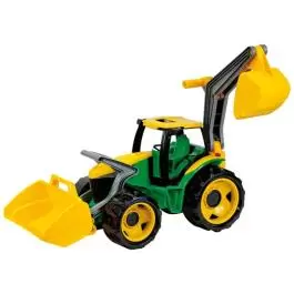 Traktor sa rovokopačem zeleno-žuti LENA TOYS