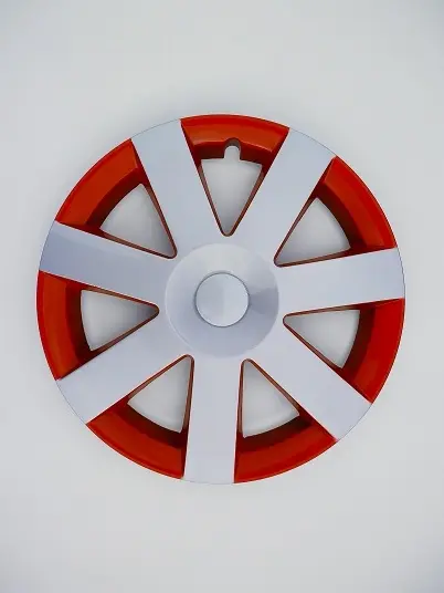 Ratkapna ABS color plastika 14" ( sivo – crvena)