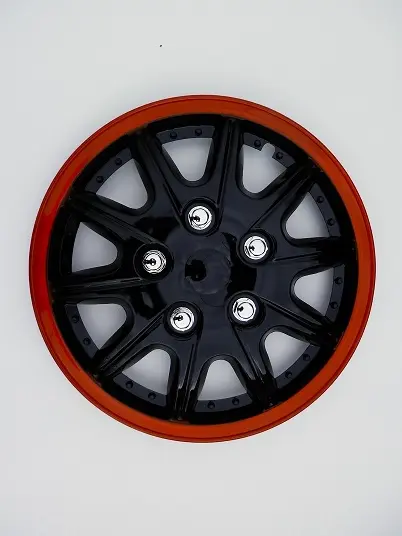 Ratkapna ABS color plastika 15" (crno – crvena)