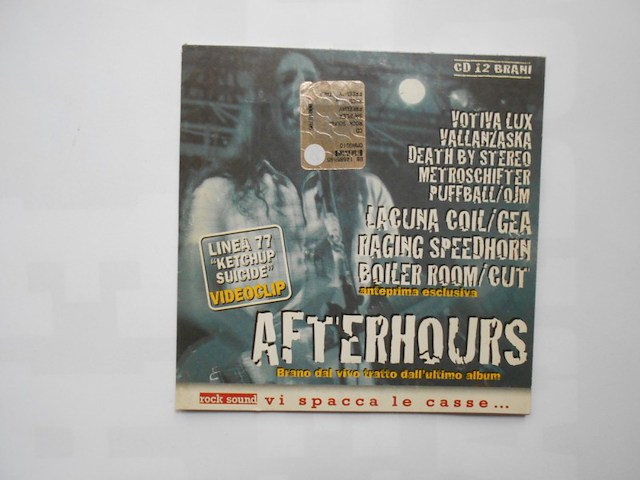 Rock sound vol.34 ( CD 12 pesama) Afterhours...